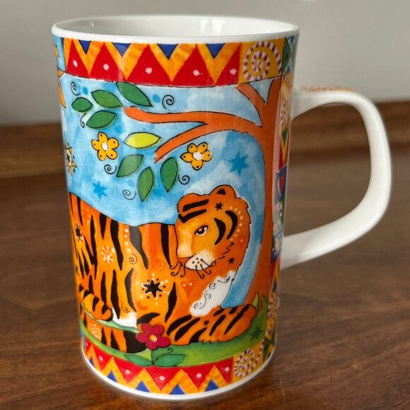 Dunoon | Dining | Dunoon Animal Magic Tiger Mug Louise Rawlings England ...